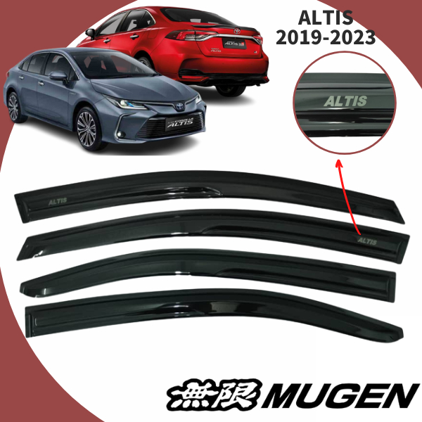 Toyota Altis 2019 - 2023 Mugen Door Visor Altis 2020 2022 2023 Air ...