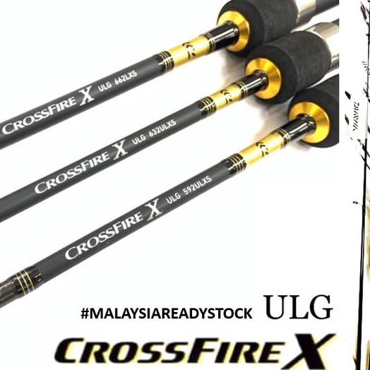 DAIWA CROSSFIRE X ULG SPINNING FISHING ROD | Shopee Malaysia