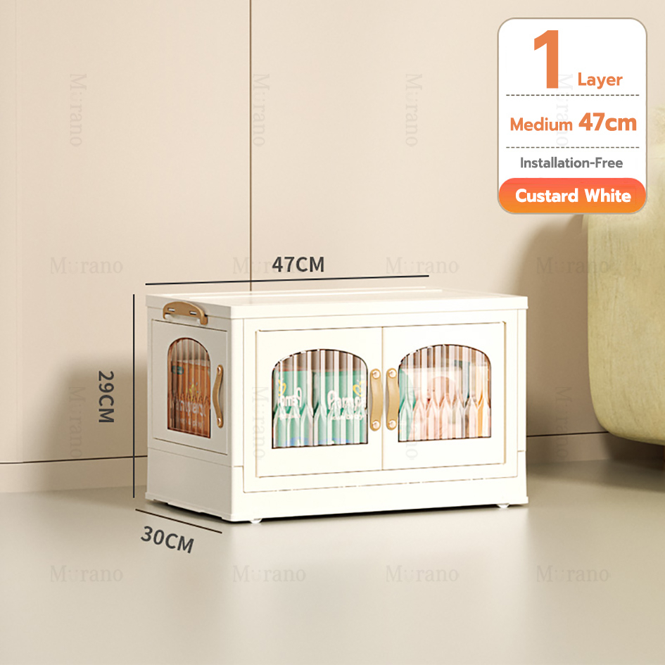 Uliance Foldable Stackable Storage Box Folding Wardrobe Cabinet ...