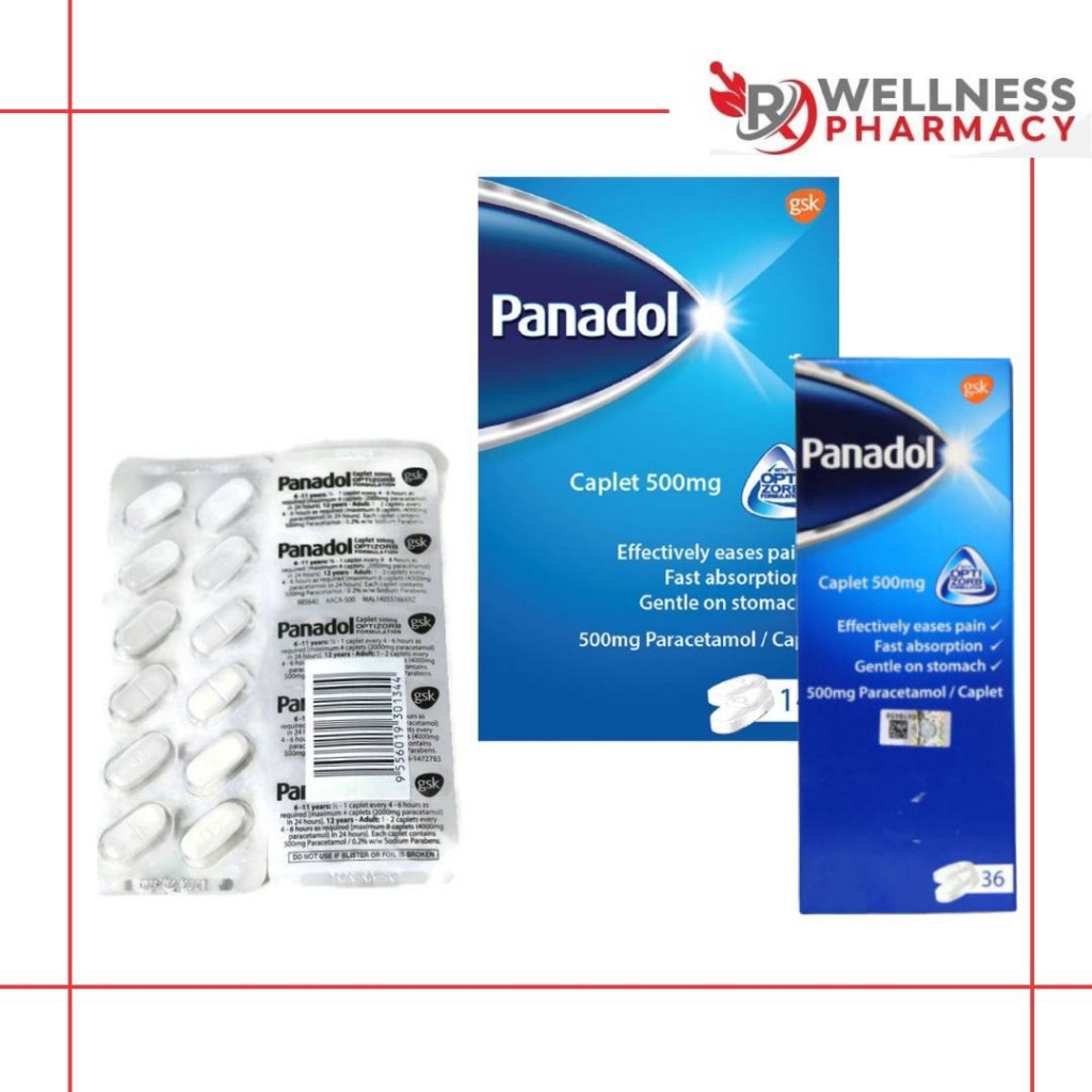 PANADOL Optizorb 500mg TABLET 12'SX3 [BOX] | 12'S [STRIP/LOOSE ...