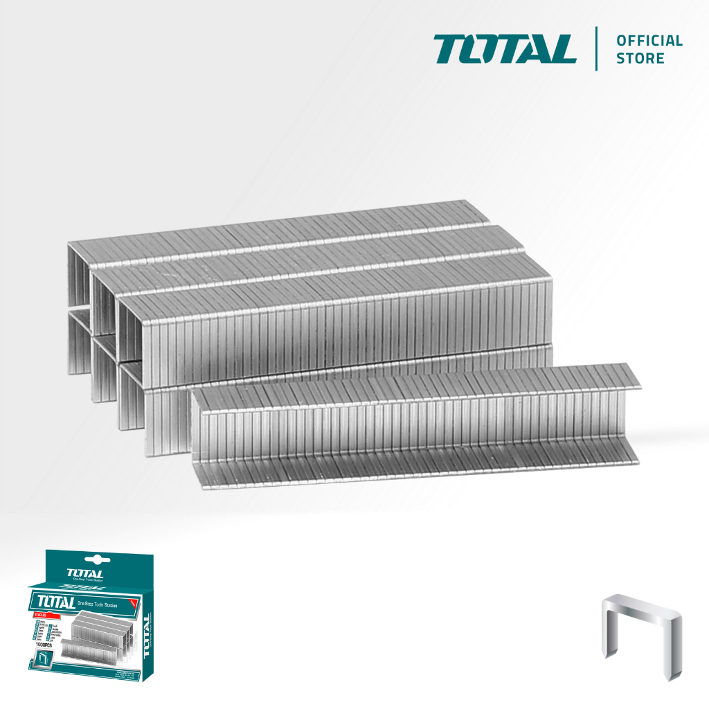 TOTAL Staples Suitable for Staple Gun THT31143/THT311425/THT31142 (8mm ...