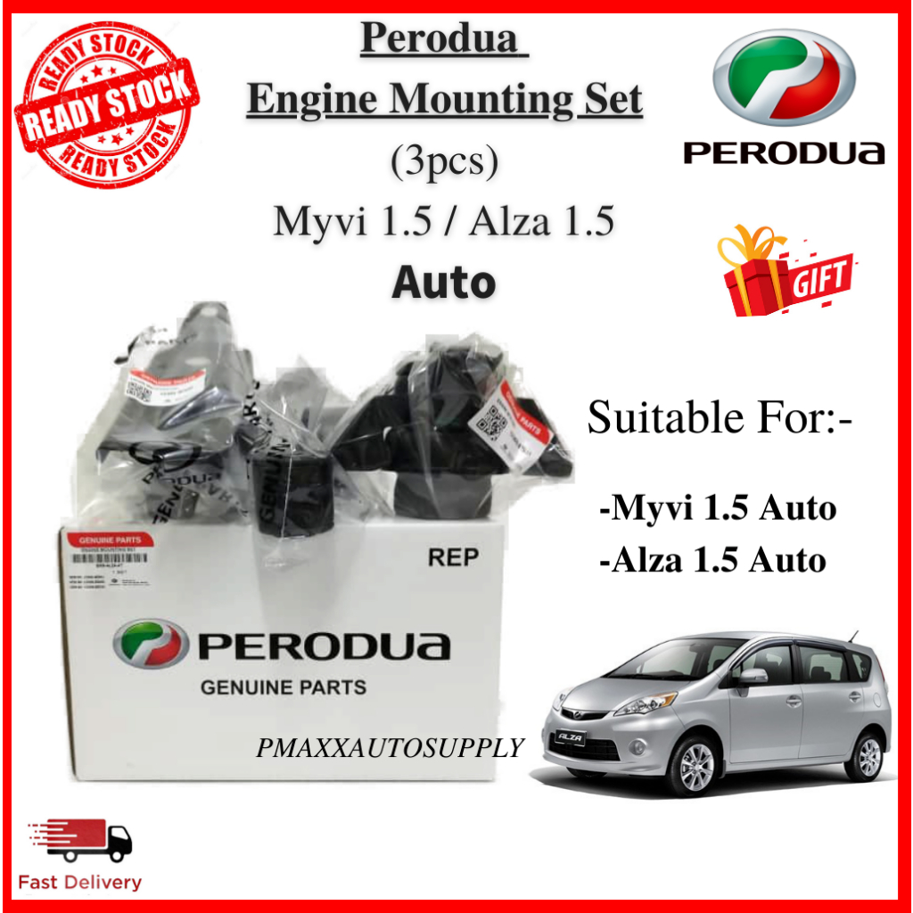 PERODUA MYVI 1.5 / ALZA 1.5 ENGINE MOUNTING SET AUTO/MANUAL (3PCS ...