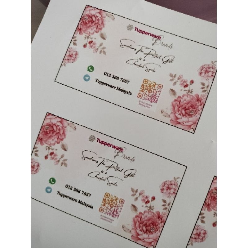Pm For Wrapping Tupperware / Add On Gift Card / Hamper Tupperware ...