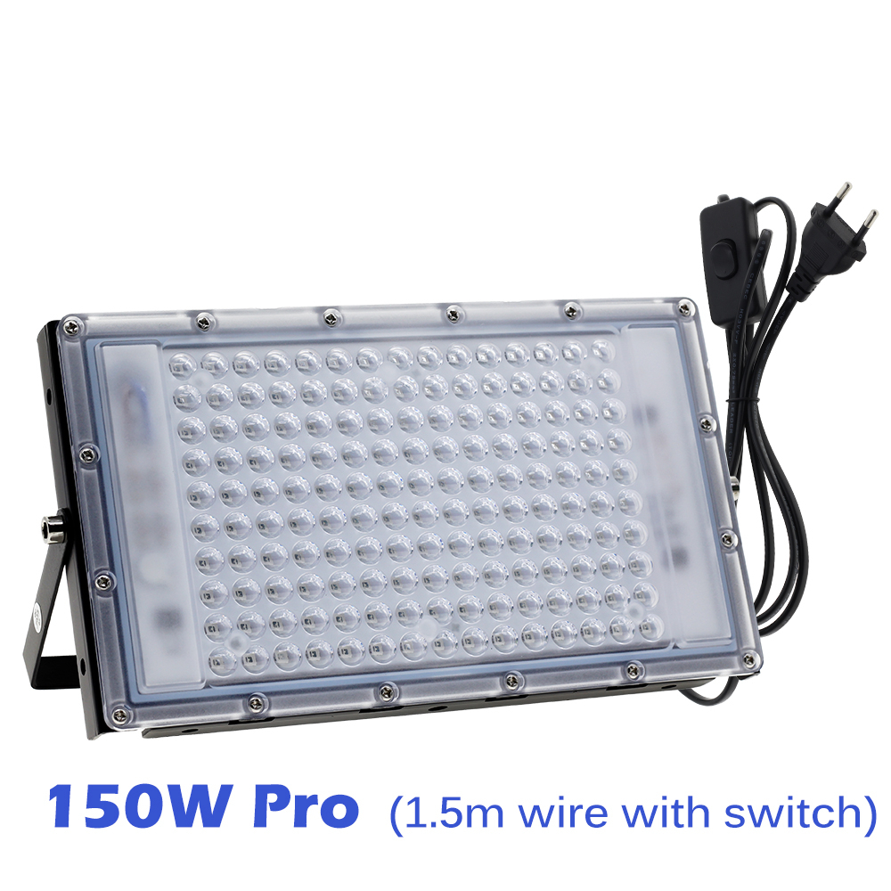 LED UV Light 50W 100W 150WPro Ultraviolet Light 395-400nm IP65 Waterproof Black Lights UV Glue ...