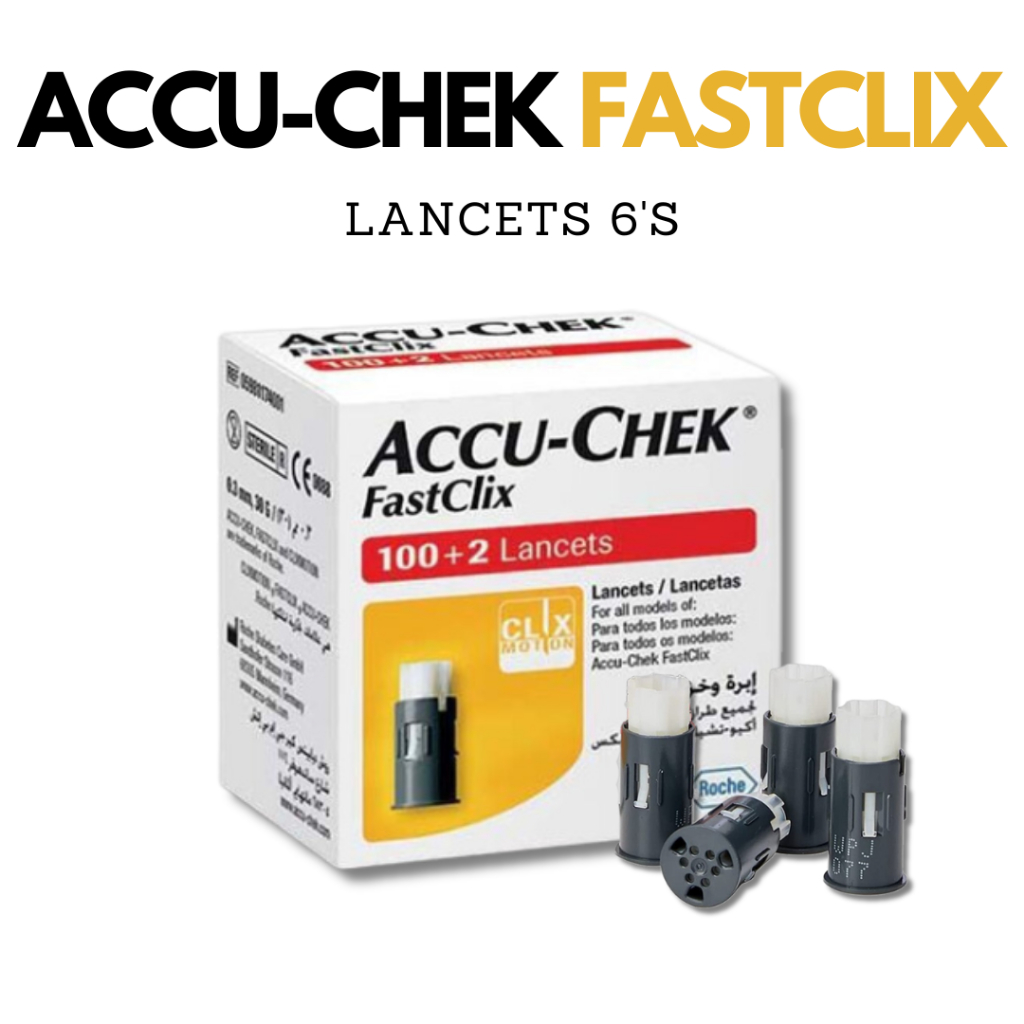 ACCU-CHEK FASTCLIX Lancing Device & Lancets (100+2's/30's) [Accuchek ...