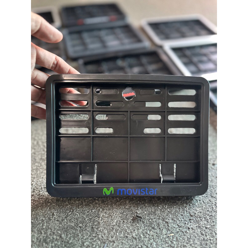 FRAME PLATE MOTOR/FRAME PLET MOTOR YAMAHA HONDA SUZUKI MOVISTAR/FRAME ...