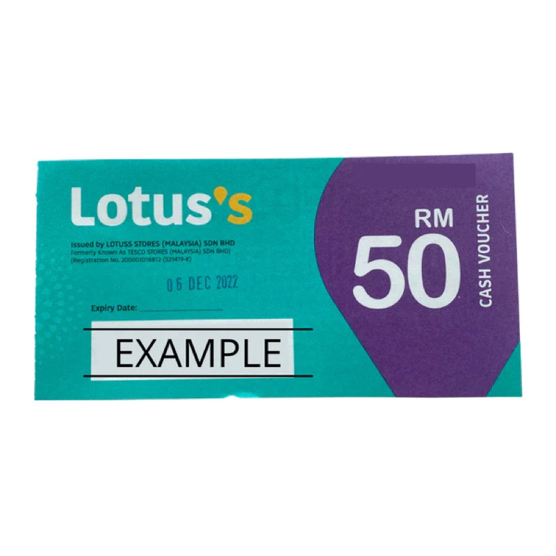 lotus voucher worth RM50 | Shopee Malaysia