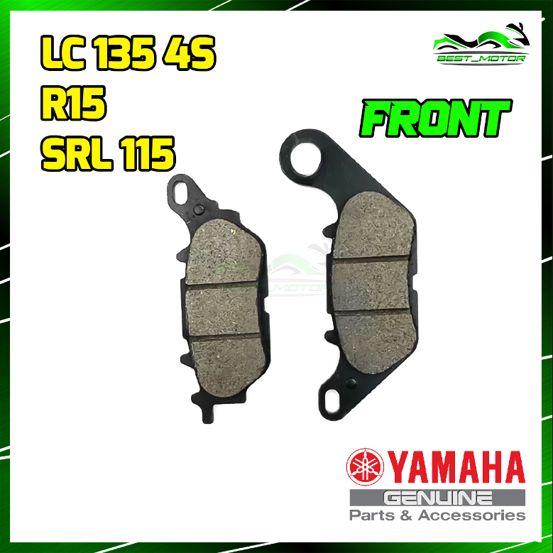 BRAKE PAD YAMAHA LC135 V1 V2 V3 V4 V5 V6 / LC135 4S / LC135 4SPEED ...