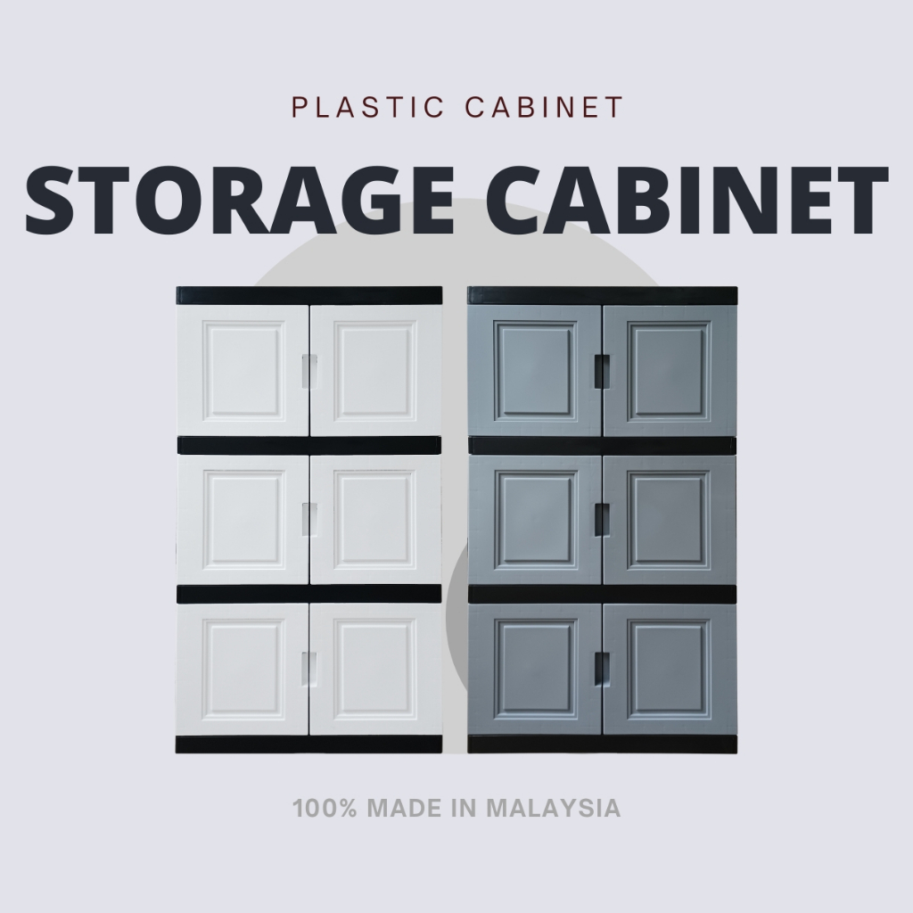 EAGLE DIY Plastic Storage Cabinet / Wardrobe / Almari Baju / Almari ...