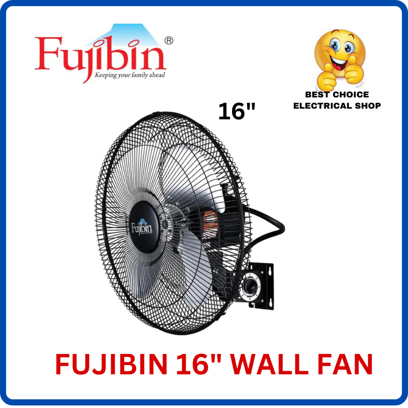 Fujibin FBW-16 16" Powerful #Wall Fan (4 Aluminum Blades) | Shopee Malaysia