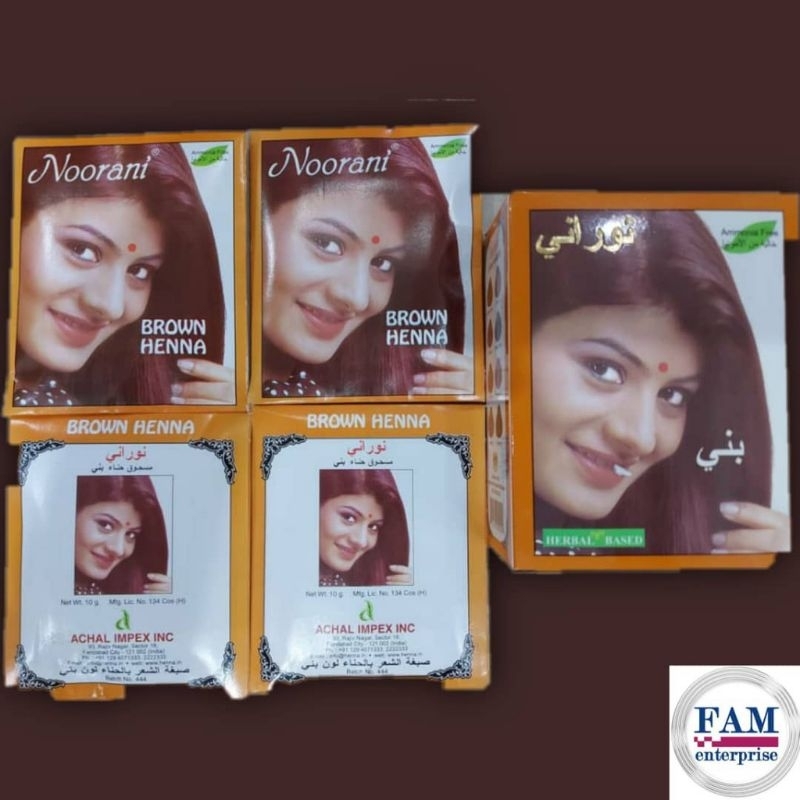 Inai Rambut/Hair Henna Noorani/Inai Kuku (Harga Sepeket) | Shopee Malaysia