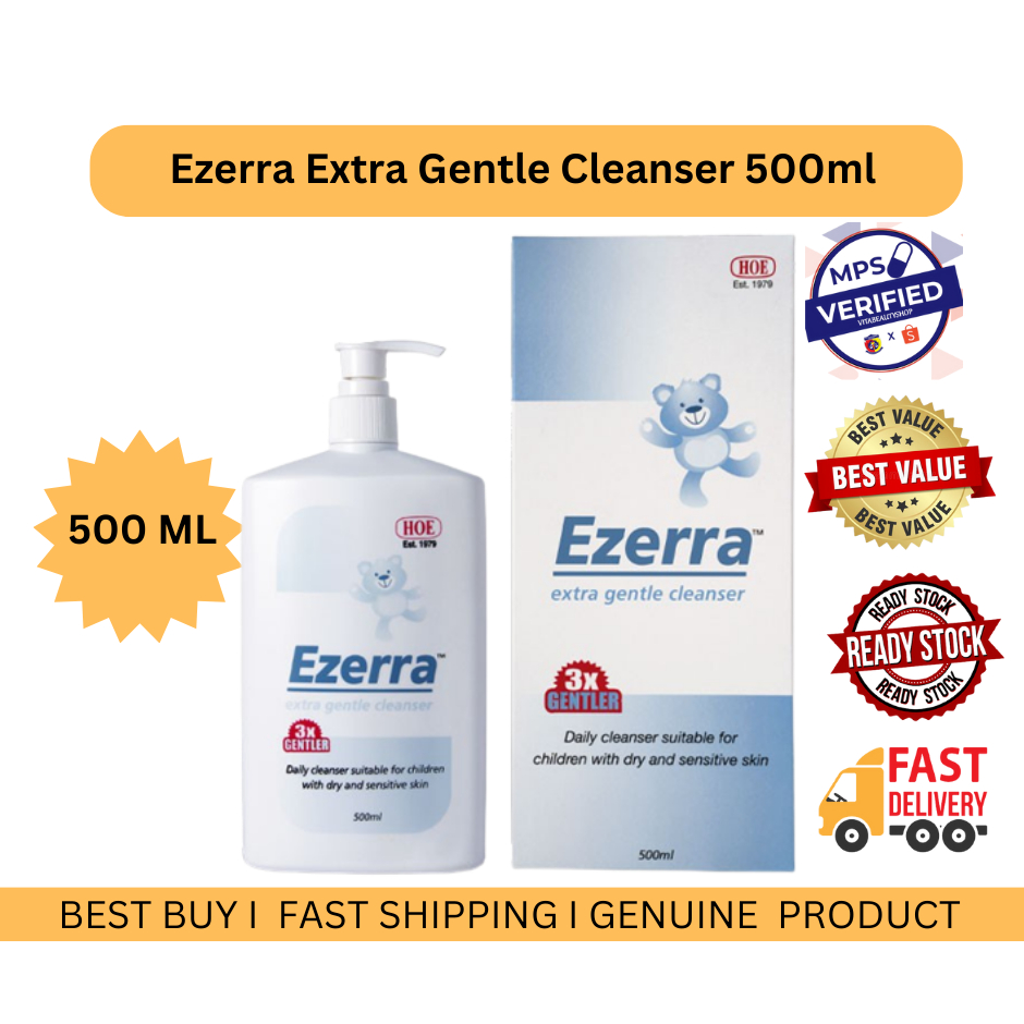 Ezerra Extra Gentle Cleanser 500ml (EXP: 10/2024) | Shopee Malaysia