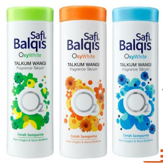 SAFI BALQIS OXYWHITE TALKUM WANGI 90G / BEDAK SAFI BALQIS HARUMAN ...