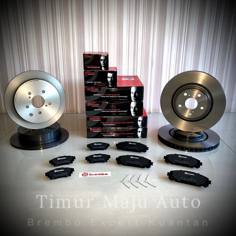 Lexus RX270 2.7 AGL10 AGL15 Front And Rear Brembo Brake Disc Rotor And ...