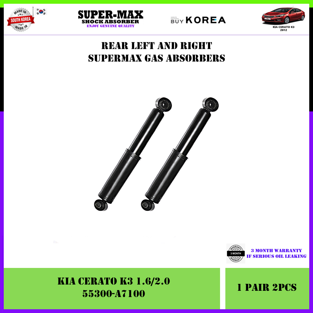 Kia Cerato K3 1.6/2.0 Pre-Facelift Rear Left And Right Supermax Gas ...