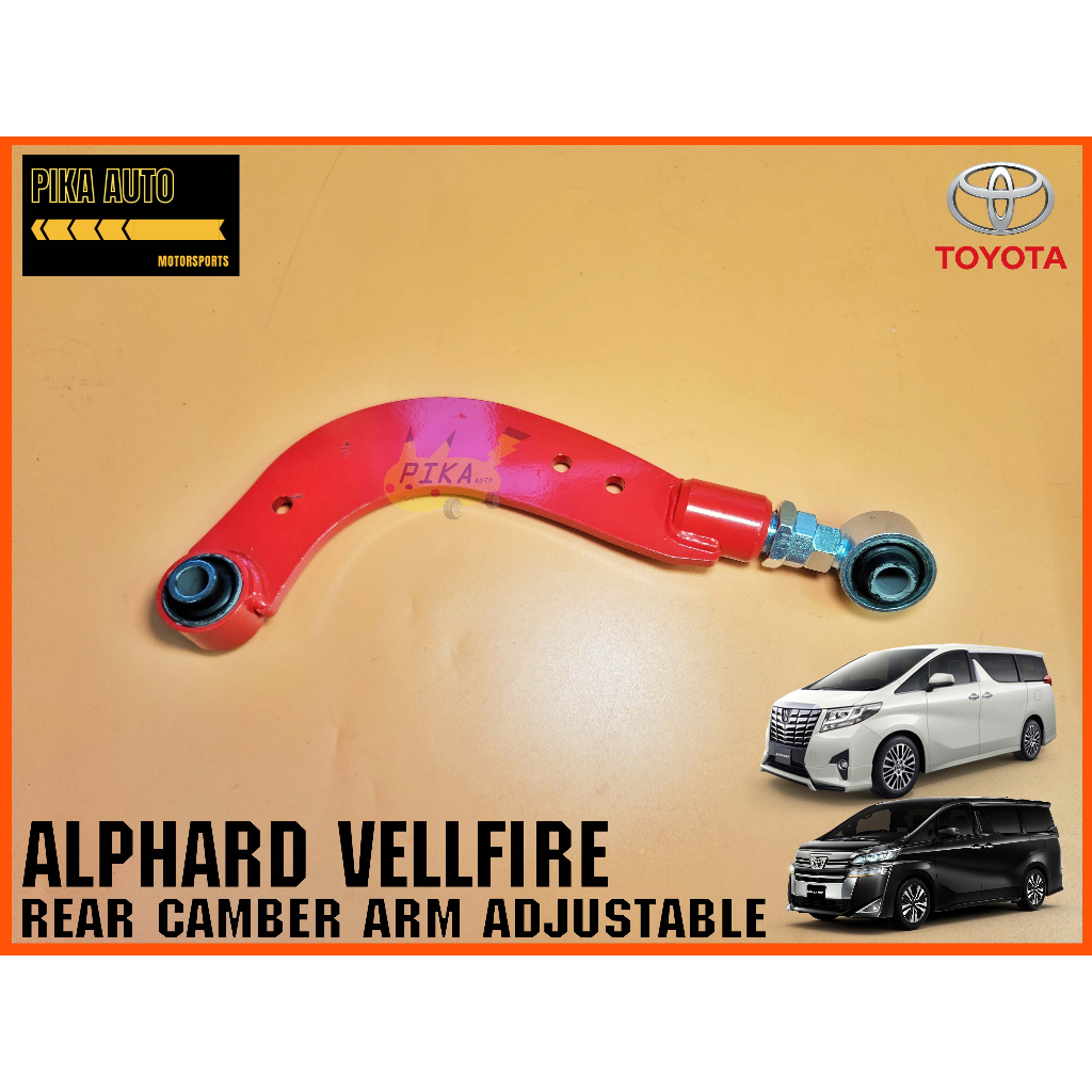 New Toyota Vellfire Alphard AGH30 GGH30 Rear Adjustable Camber Arm Control Arm (Heavy Duty ...
