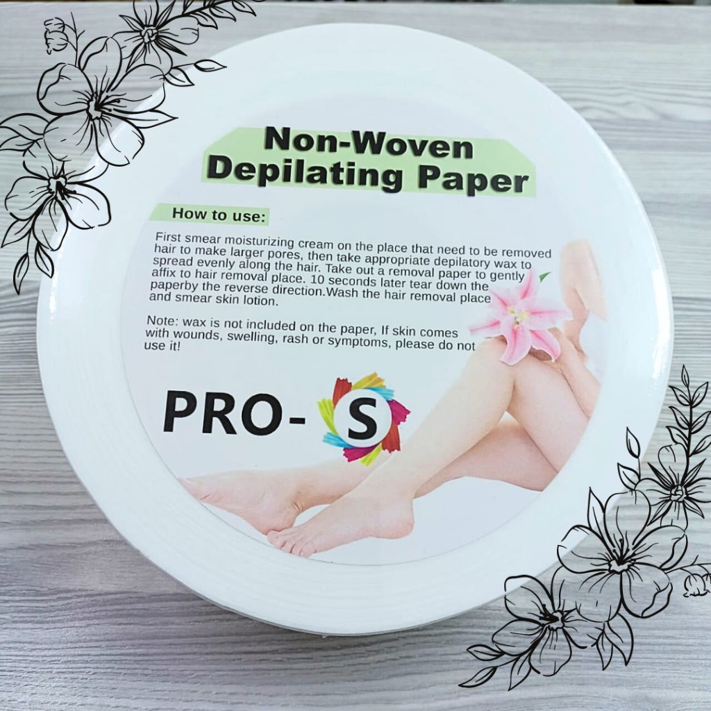 Original Pro-s Premium Wax Strips Roll or Pre-Cut Non Woven Disposable ...