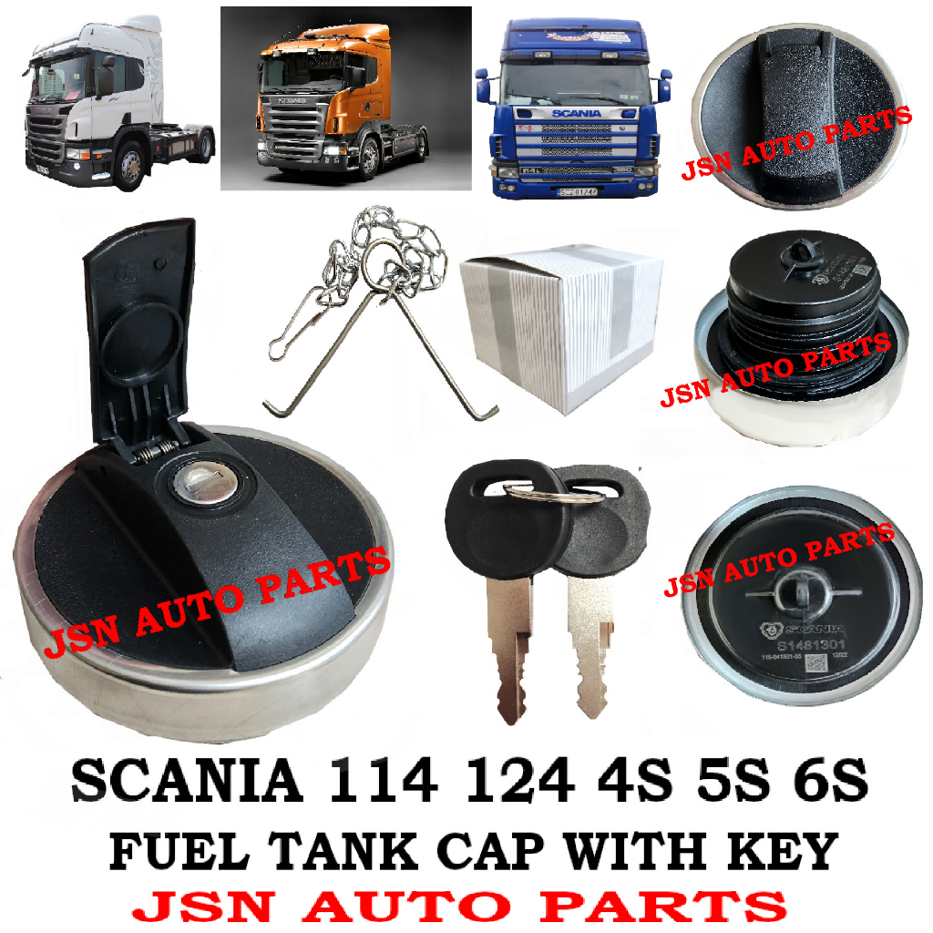 FUEL TANK CAP WITH KEY SCANIA 114 124 4S 5S 6SERIES LORRY TRUCK ...