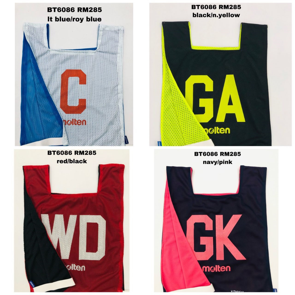 Netball Bib Reversible - Molten Freesize BT6086 | Shopee Malaysia