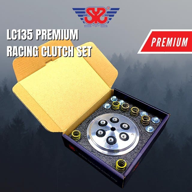 SYS PREMIUM Yamaha LC135 LC 135 5S 5 Speed 55C Clutch Set Racing HYPER CLUTCH 6 Spring Springs ...