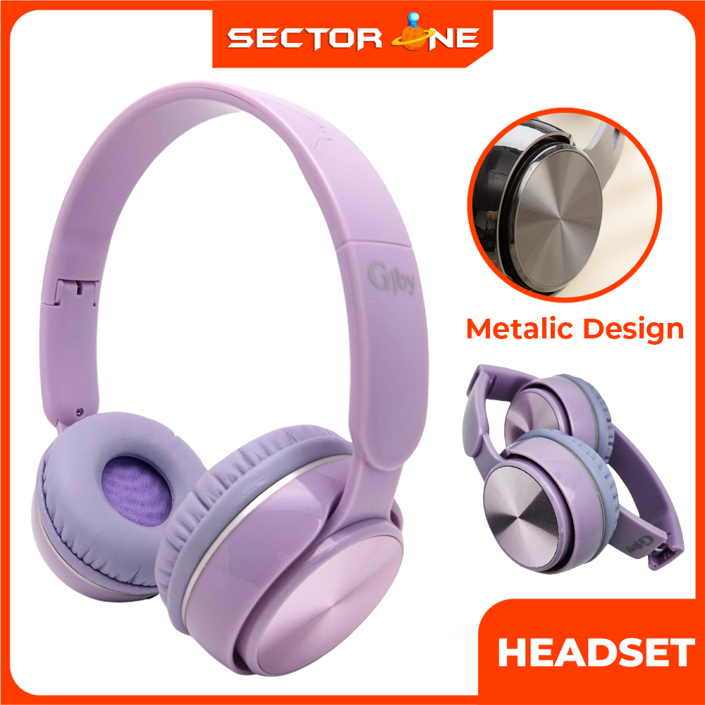 Super Bass Headphone With Mic GJ-36 Stereo Surround Premium Gaming Headset 3.5 Noise Canceling ...