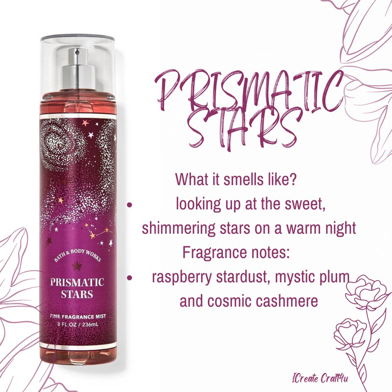 PRISMATIC STARS BODYMIST ORIGINAL BATH AND BODY WORKS (repack 10ml ...