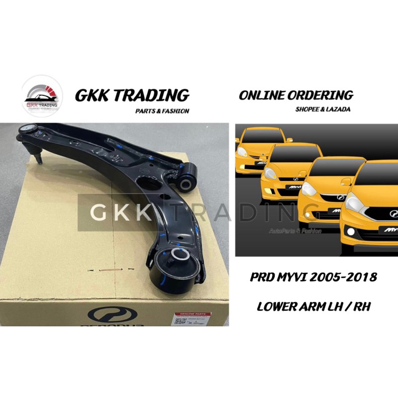 💯ORIGINAL PERODUA MYVI 1.0 1.3 1.5 ICON LOWER ARM 1PAIR | Shopee Malaysia