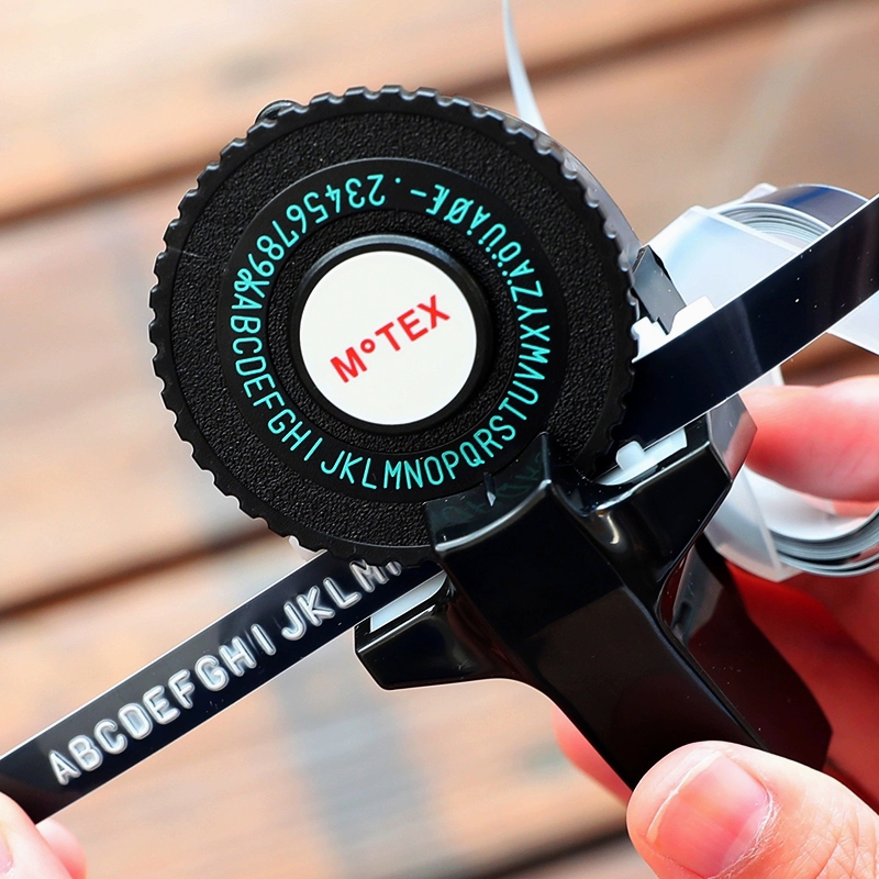 BYZ TAPE Black Color MoTex E101 Printer Mini DIY Hand compatible for ...