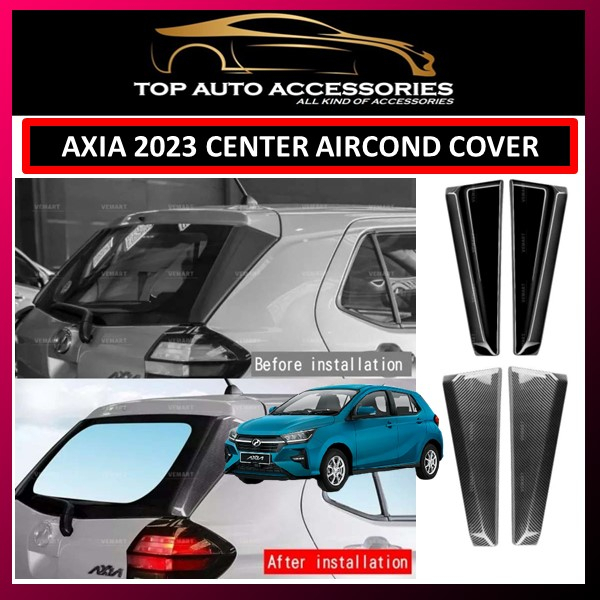AXIA NEW BARU 2023-2024 REAR PILLAR COVER CARBON FIBER / EXTERIOR COVER ...