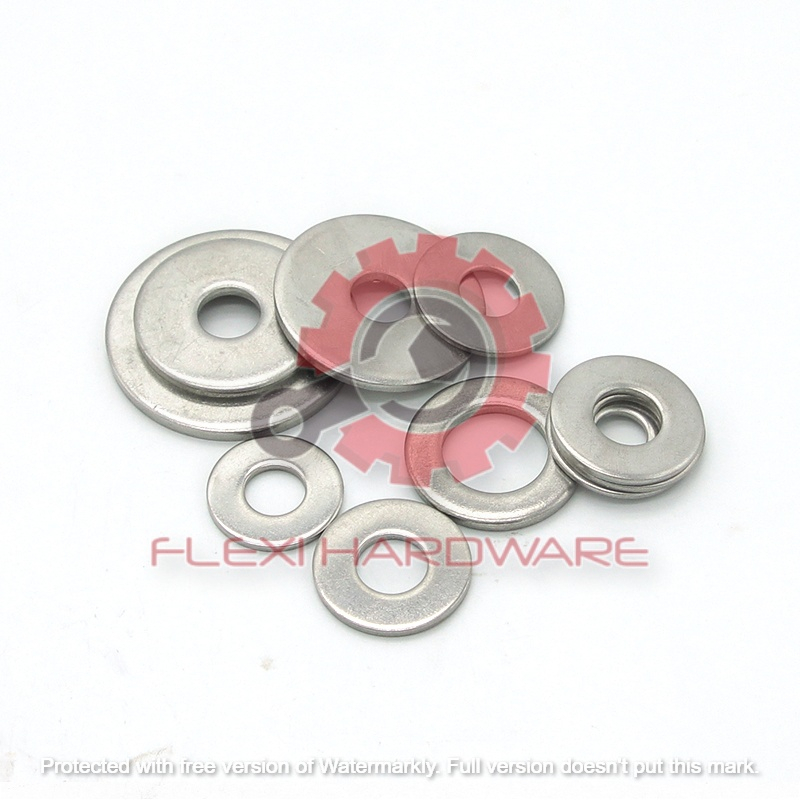 Flat Washer M3 M4 M5 M6 M8 M10 M12 M14 M16 M20 M22 M24 Stainless Steel ...