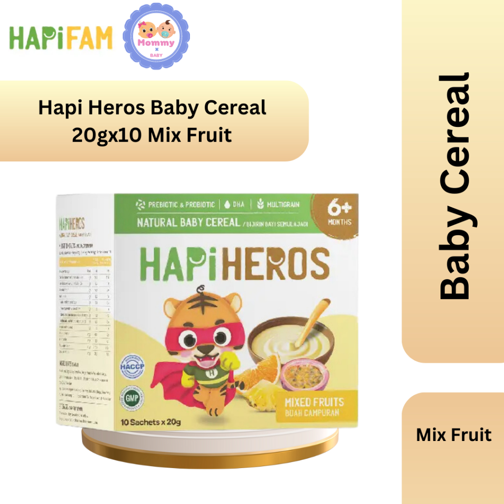 Hapi Heros Baby Cereal 20gx10 (Mix Fruit) | Shopee Malaysia
