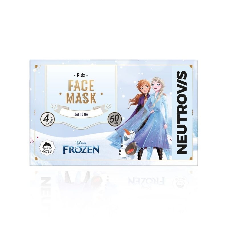 Neutrovis Disney Frozen 4-Ply Kids Premium Face Mask 50pcs-1box only ...