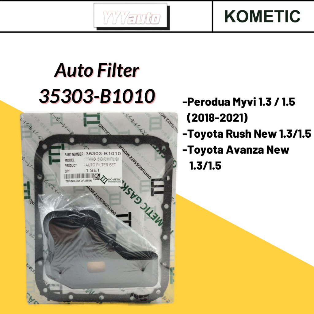 PERODUA AUTO TRANSMISSION FILTER SET 35303-B1010 | Shopee Malaysia