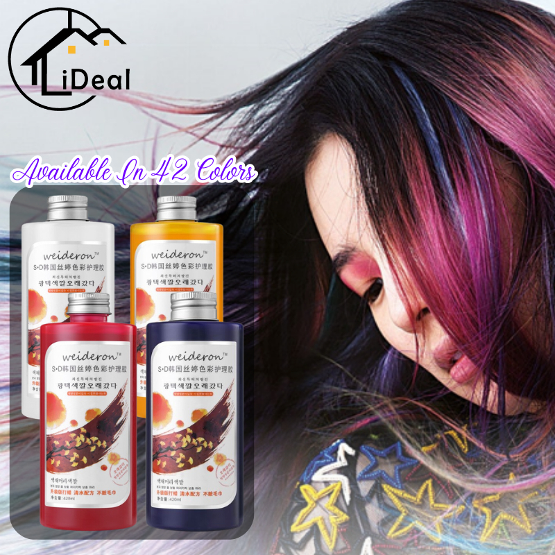 iDeal Home Korea Weideron 6D Hair Dye Color Shampoo Hair Dye Color ...