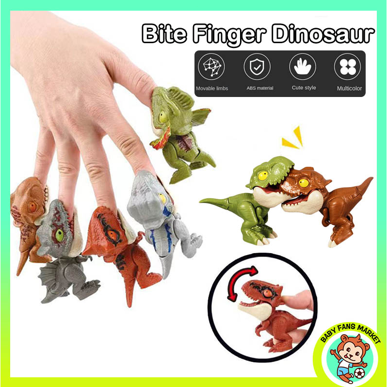 Finger Dinosaur Tricky Tyrannosaurus Model Biting Hand Fidget ...