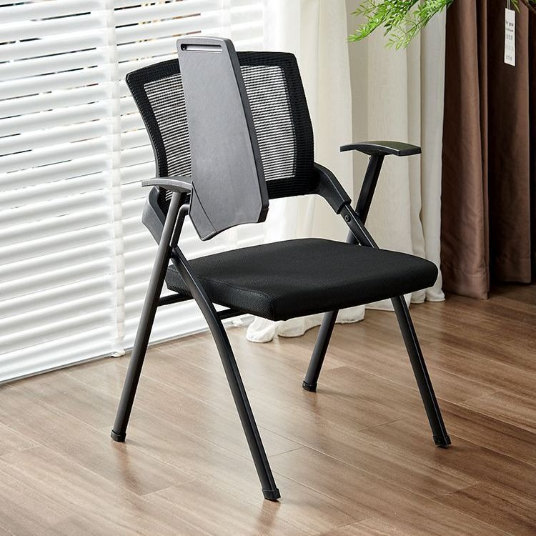 Folding Ergonomic Training Chair With Writing Pad Mesh Chair Conference ...