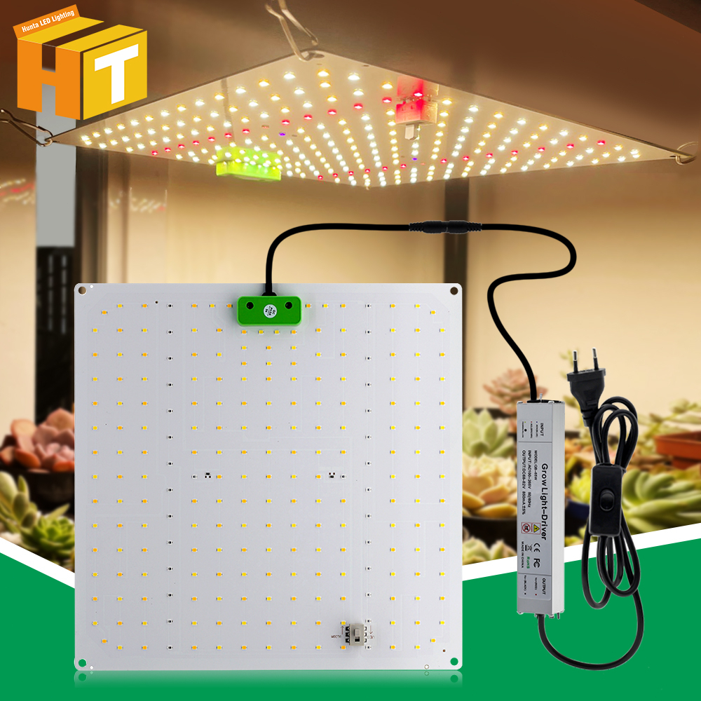 65W LED Grow Light Full Spectrum Samsung LM281B Quantum Plant Light For Greenhouse VEG/ BLOOM ...