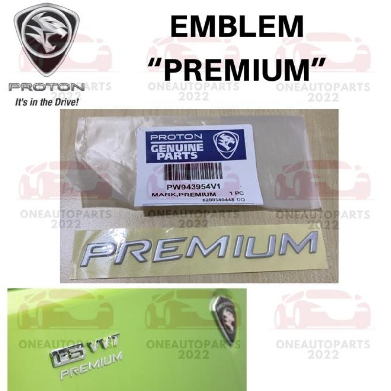 [ORIGINAL PROTON PARTS] EMBLEM LOGO MARK REAR BELAKANG TRUNKLID ...