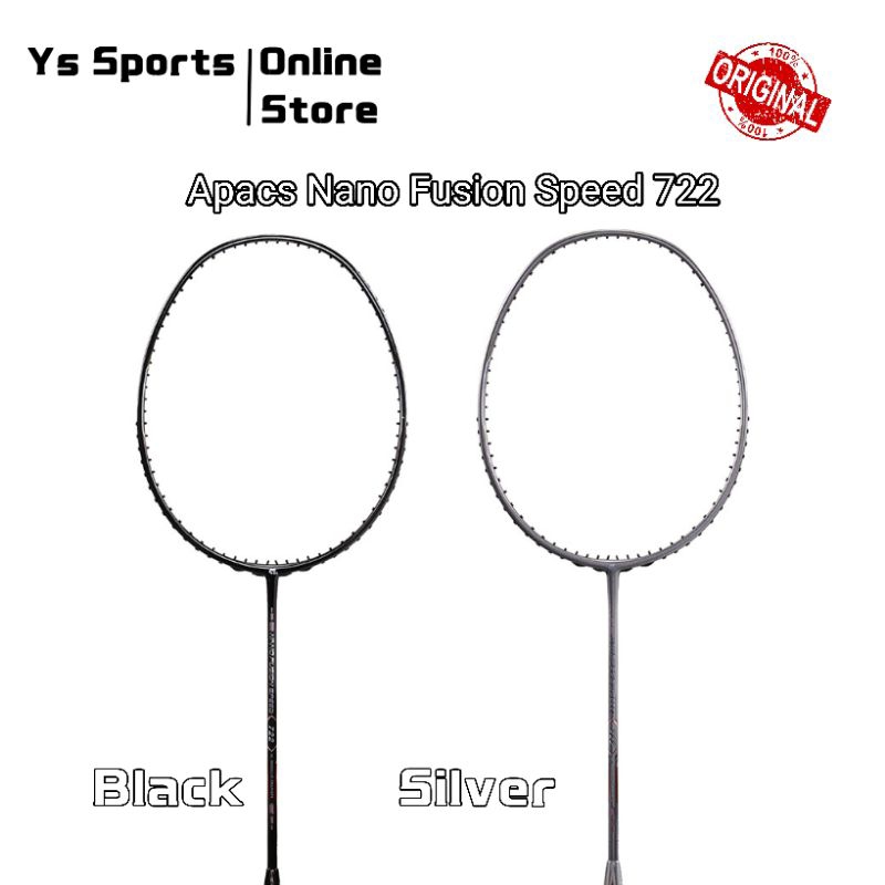 Apacs Nano Fusion Speed 722 (Free Grip) | Shopee Malaysia