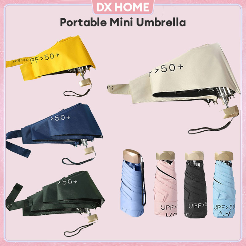 Customized LOGO UPF50 foldable cute umbrellas mini and light/UV ...