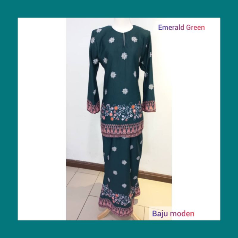 Baju kurung moden kain sb line cotton.. | Shopee Malaysia