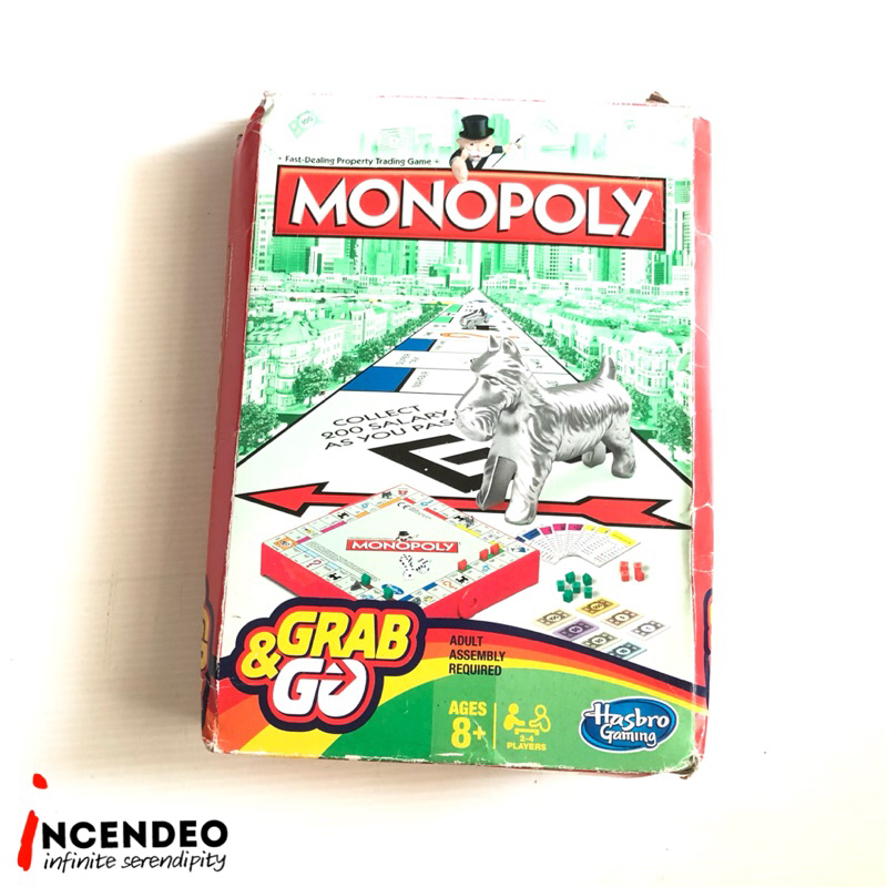 Hasbro Monopoly Grab and Go Mini Borad Game Set | Shopee Malaysia