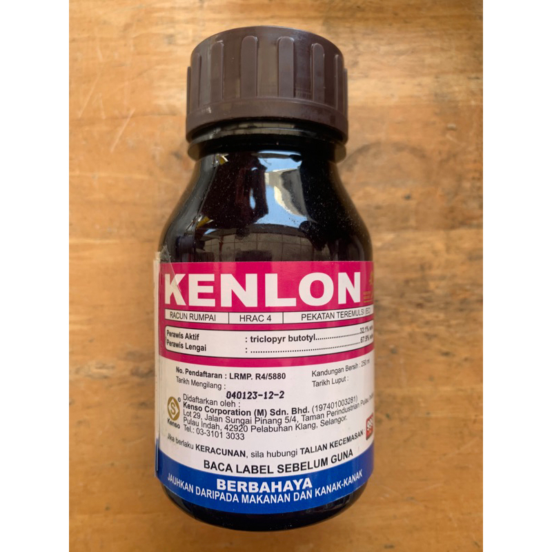 Kenlon 32.1% 250ML / Racun Pokok/ Herbicide/杀树油（杀树药水）（Racun Serap）100% ...