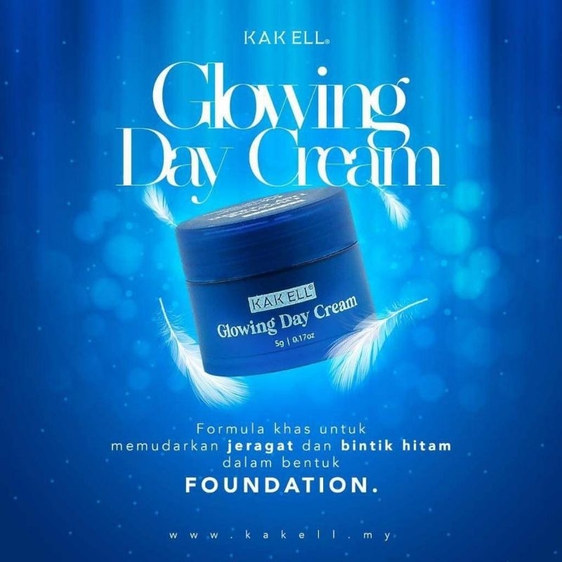GLOWING DAY CREAM (GDC KAKELL KRIM RAWATAN SIANG JERAGAT)5g | Shopee ...