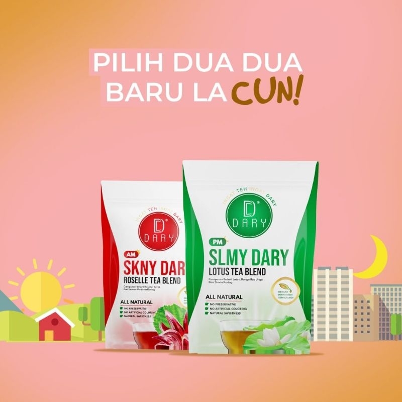 ORIGINAL COMBO DARY TEA SLIM TEA TEH KURUS TEH DETOKS DARYTEATOX DARY ...