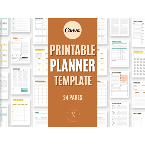 Editable Canva Planner Template | Shopee Malaysia