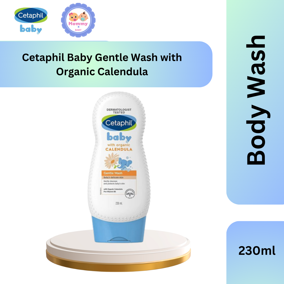 Cetaphil Baby Wash & Shampoo With Organic Calendula 230ml | Shopee Malaysia