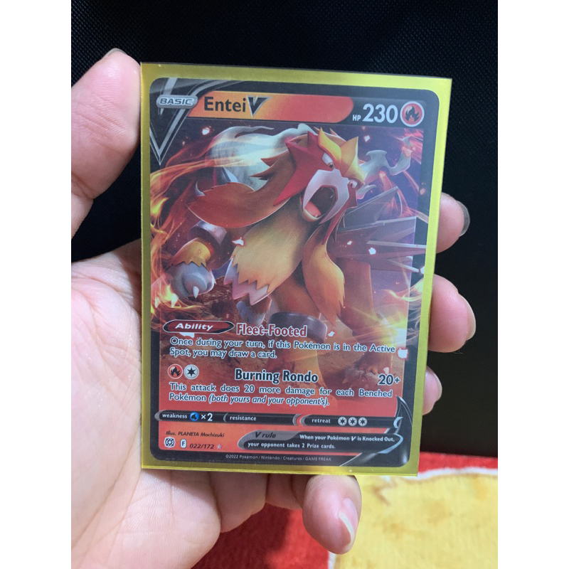 Pokemon Tcg - Entei V | Shopee Malaysia