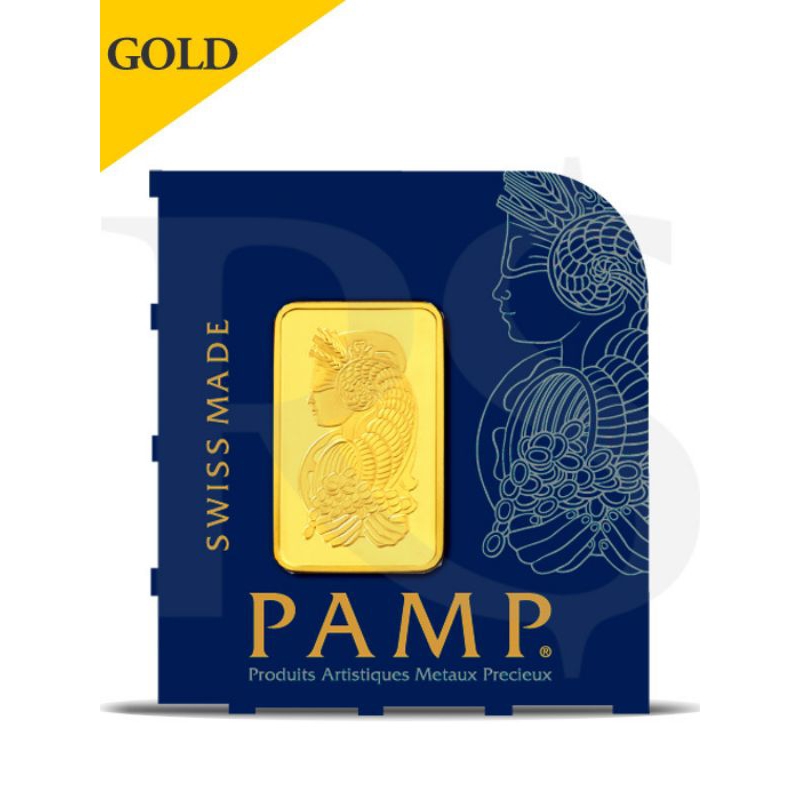 PAMP Suisse MULTIGRAM (1 Gram) (Au 999.9) 24K Small Gold Bar In Assay ...