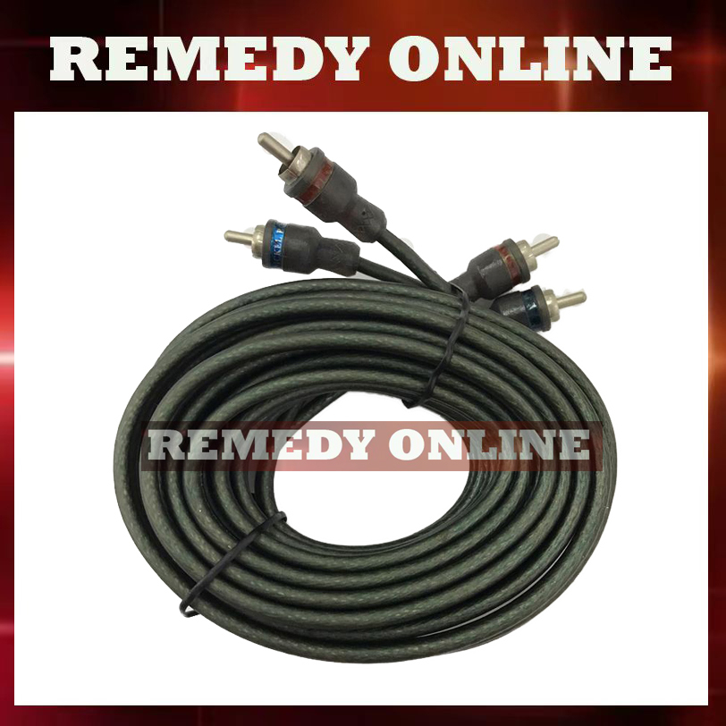 RCA Cable Car Stereo Amplifier Audio Cable | Shopee Malaysia
